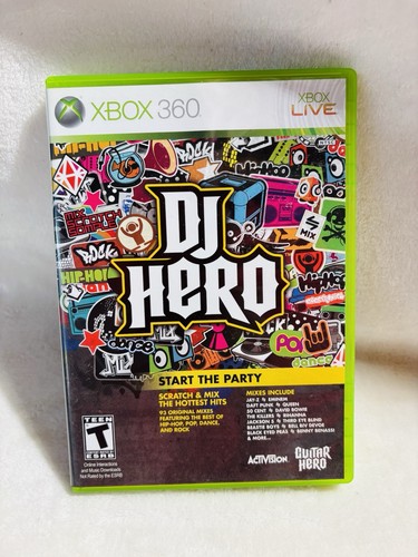 DJ Hero Microsoft Xbox 360 Game Tested & Complete | eBay