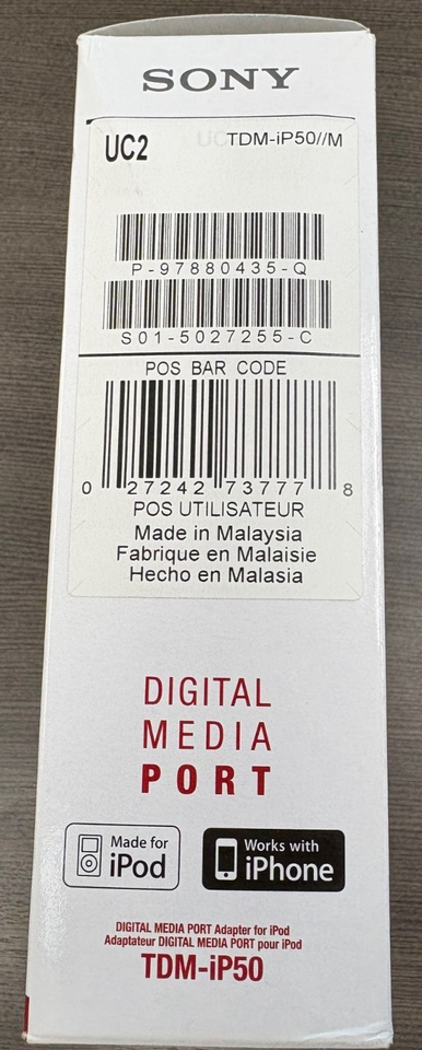 SONY TDM-IP50 Ipod & IPhone Digital Media Port Dock NIB | eBay