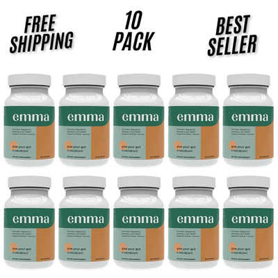 10X Emma Relief Supplement KONSCIENS KETO for Gut Bloating -60 Capsules ...