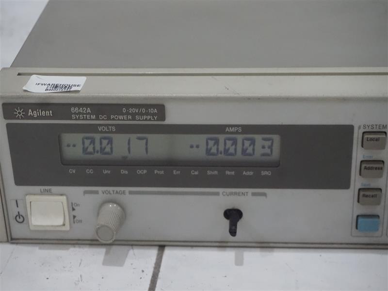 Agilent 6642A 0-20V/0-10A System DC Power Supply 30 Days Warranty | eBay