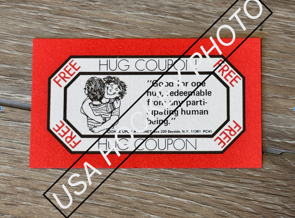 Classic FREE HUG COUPON - ONCE UPON A PLANET NEW YORK WATERMARK listing ...