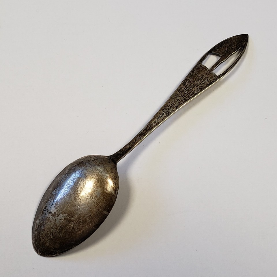 Sterling Silver Souvenir Spoon - Old Faithful - Yellowstone Park - SKU ...