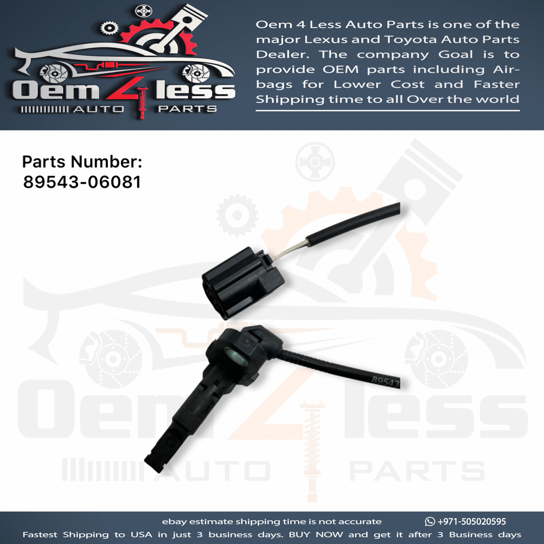 Toyota Camry ABS Wheel Speed Sensor Left Front 2018 To 2023 OEM 89543 ...