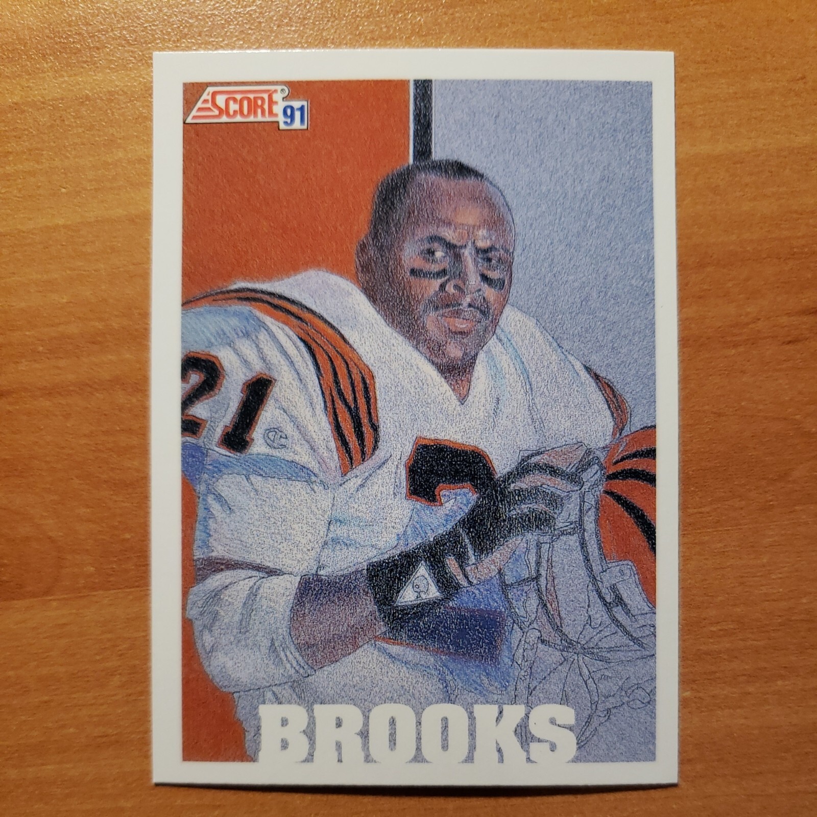 1991 Score #622 James Brooks - Team MVP - Cincinnati Bengals - NFL ...