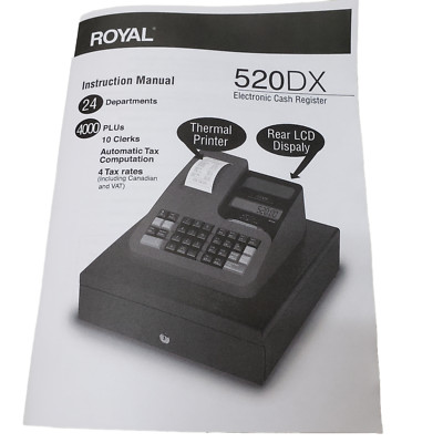 Cash Registers - Instruction Manual