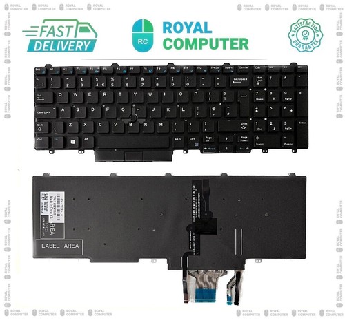 Replacement Keyboard For Dell Latitude E5550 E5570 5580 5590 5710 UK ...