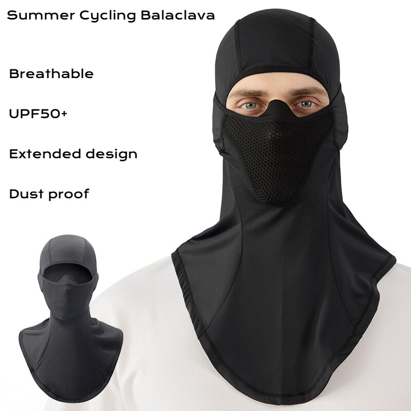 Summer Balaclava for Men Women - UV Protection Face Mask for Cycling ...