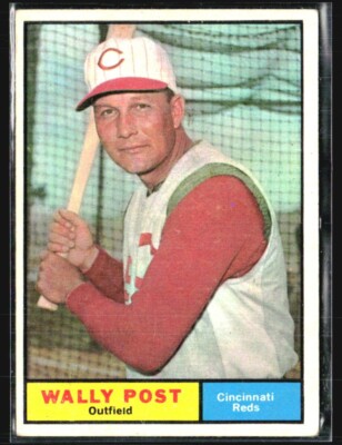 1961 Topps - #378 Wally Post | eBay