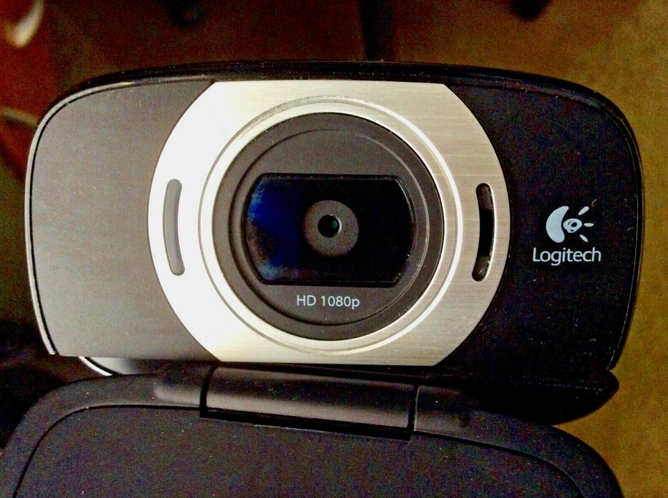 Logitech HD 1080p USB Camera Webcam V-U0027 Plug And Play Gaming Zoom ...