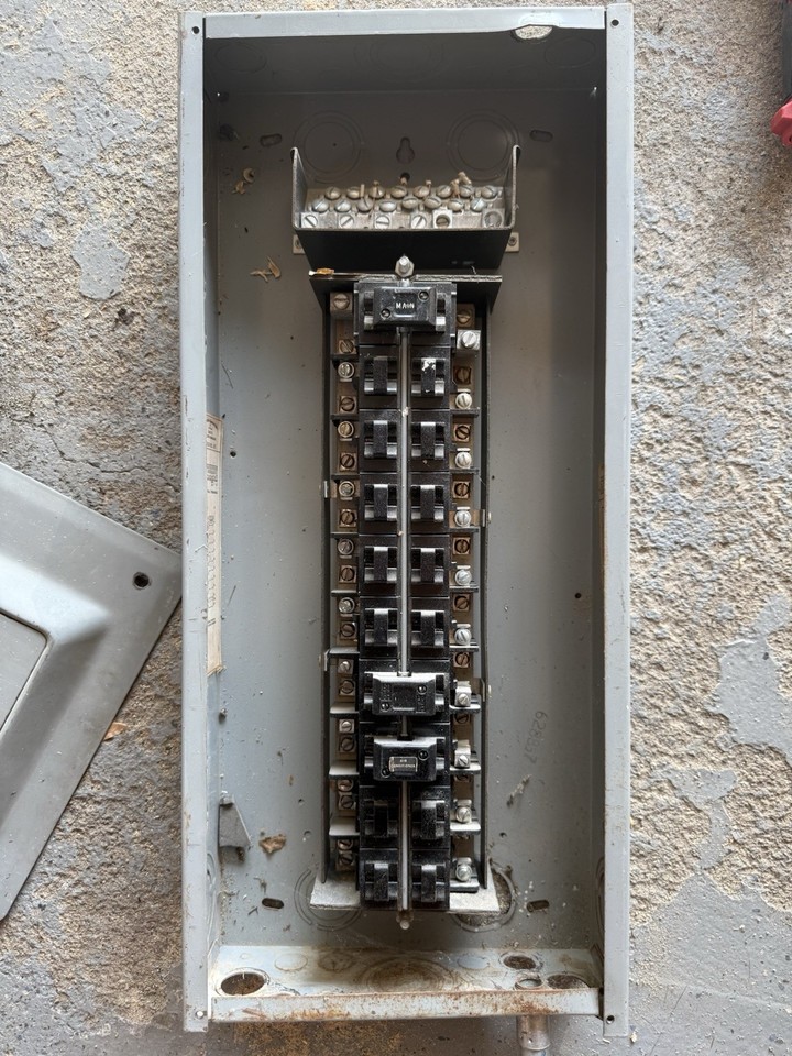 Pushmatic Breaker Panel Bus Bar with 100 amp Main and Breakers | eBay