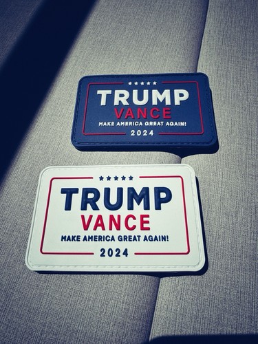 BLUE REPUBLICAN MAGA TRUMP VANCE 3D PVC PATCH FOR HAT, BACKPACK, ETC | eBay