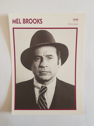 MEL BROOKS - CARTE FICHE CINEMA PORTRAIT DE STARS | eBay