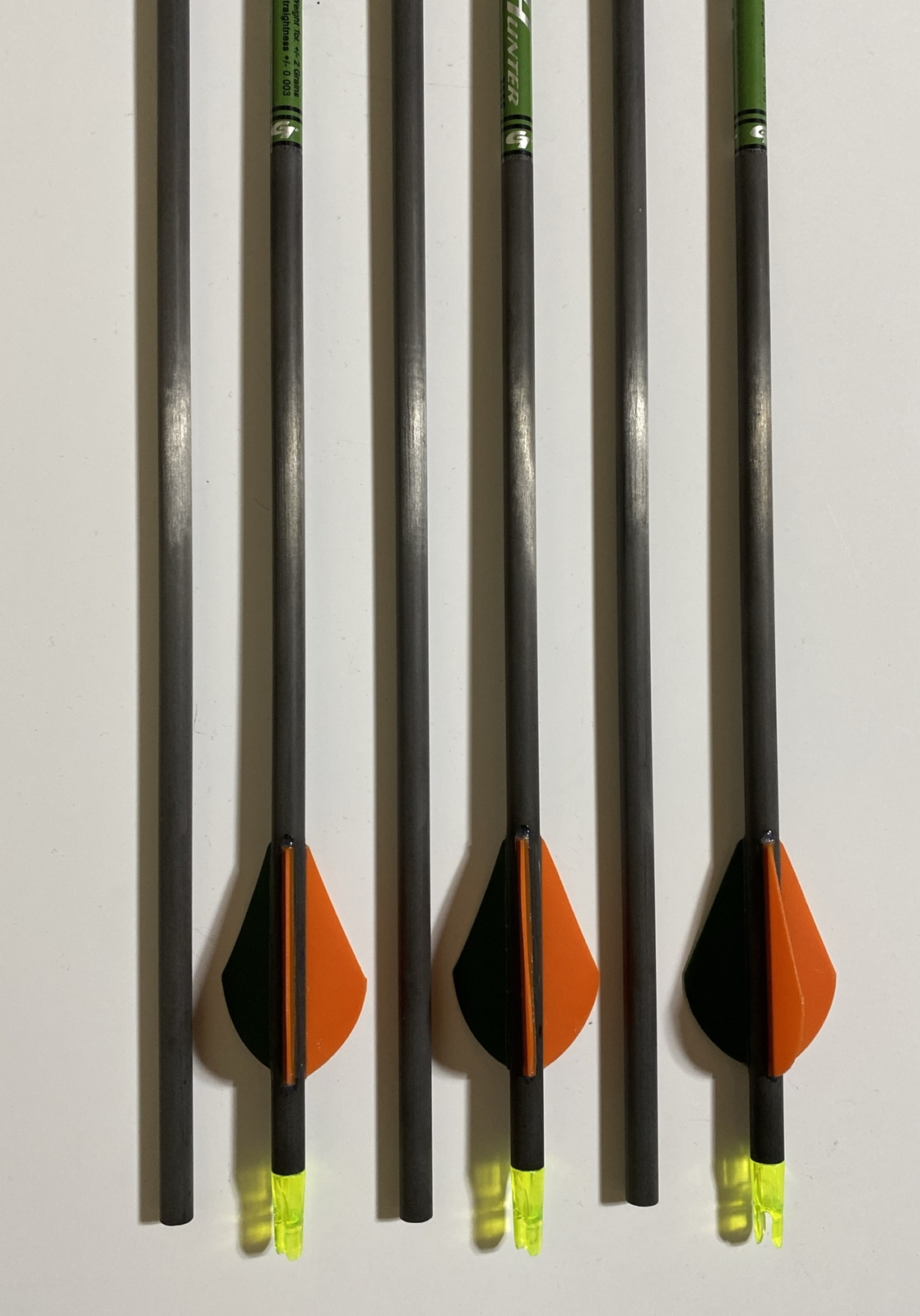 6 Gold Tip XT Hunter 3555 Carbon Arrows Traditional Recurve Bows 1/2 Dz ...