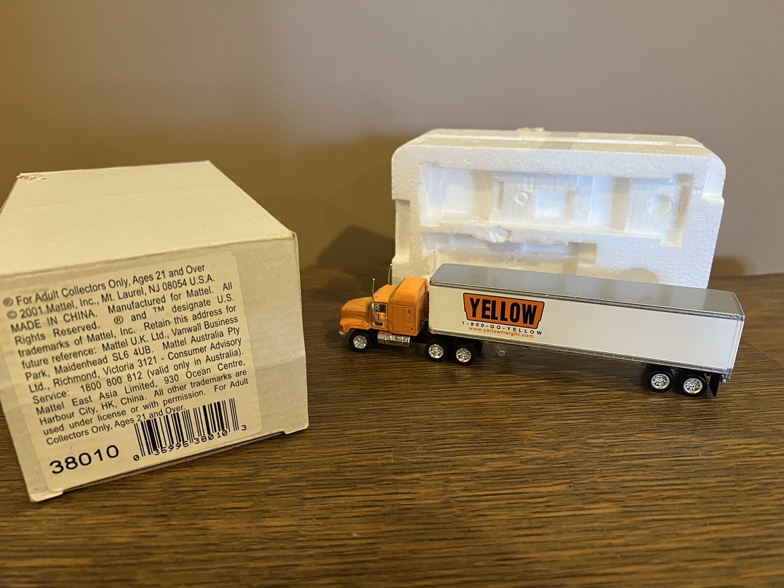 matchbox collectibles DYM38010 Yellow Freight Truck | eBay