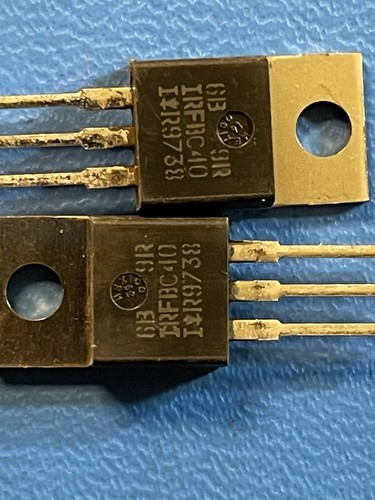 IRFBC40 FIELD-EFFECT MOSFET TRANSISTOR N-CH 600V 6.2A TO-220AB (2 PER LOT) | eBay