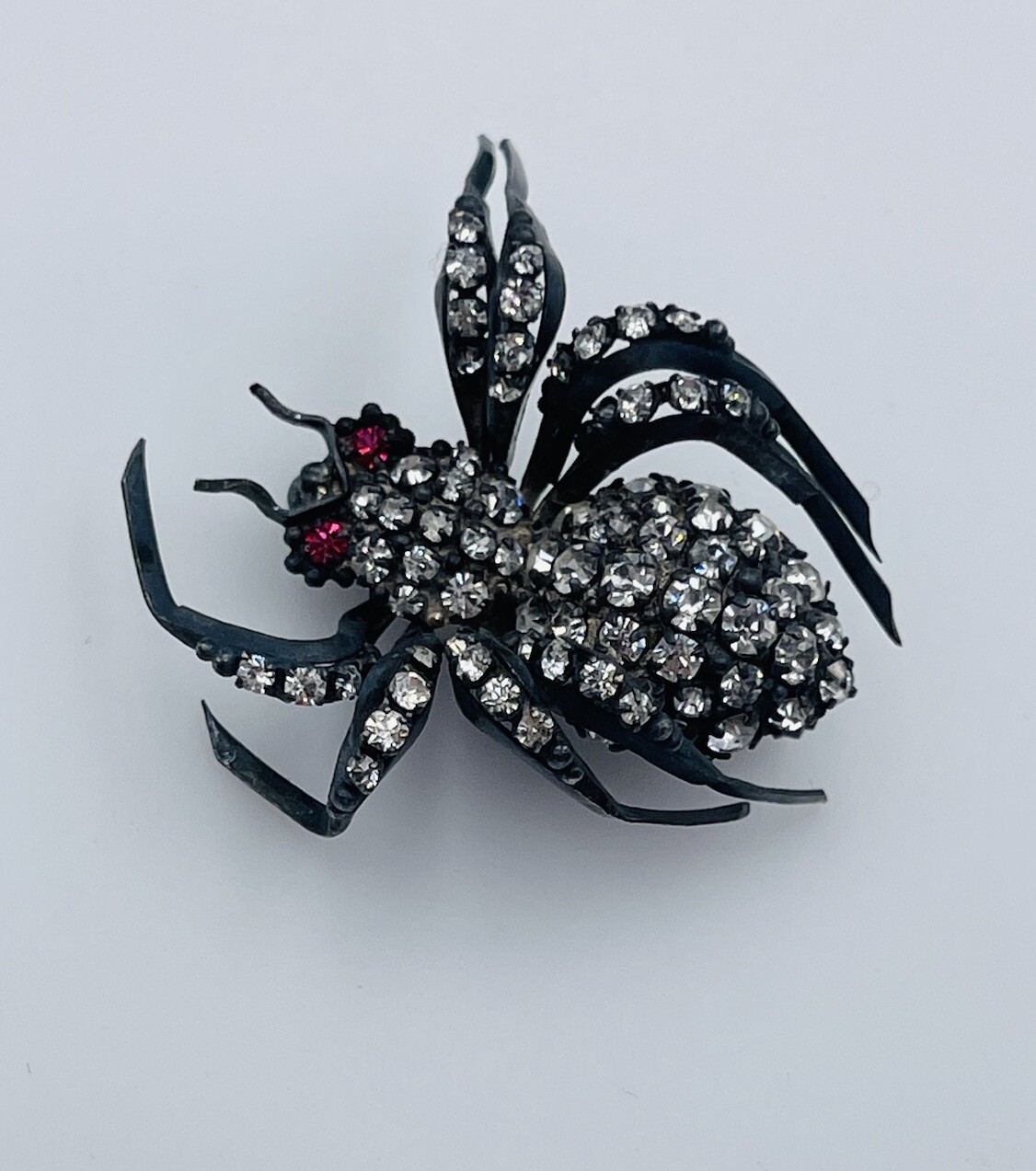Antique Paste Rhinestone Spider Costume Pin | eBay