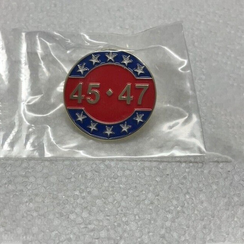 45-47 President Donald Trump Enamel Pins for Trump Lapel Pin Show Your ...