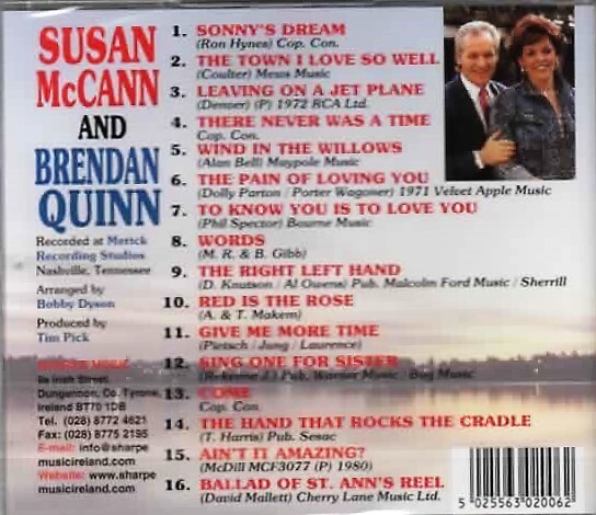 Susan McCann Brend Sonnys Dream CD Id7000z for sale online | eBay UK