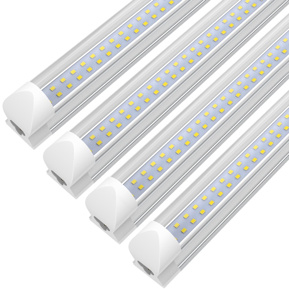 T8 Integrated 4FT LED Tube Light Bulbs 36W 4 Foot LED Shop Light ...