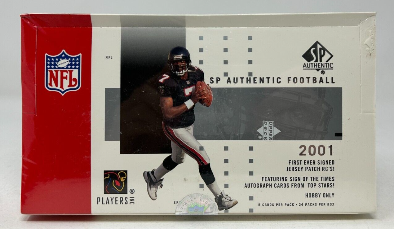 2001 Upper Deck SP Authentic Football Hobby Box Factory Sealed - 846 | eBay