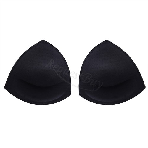 3 Pairs Foam Triangle Push -Up Bra Pads Insert Bikini Swimsuit Swimwear ...