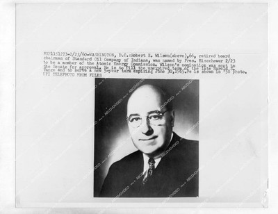 o65831 1960 orig business Robert E Wilson of Standard Oil o65831 | eBay