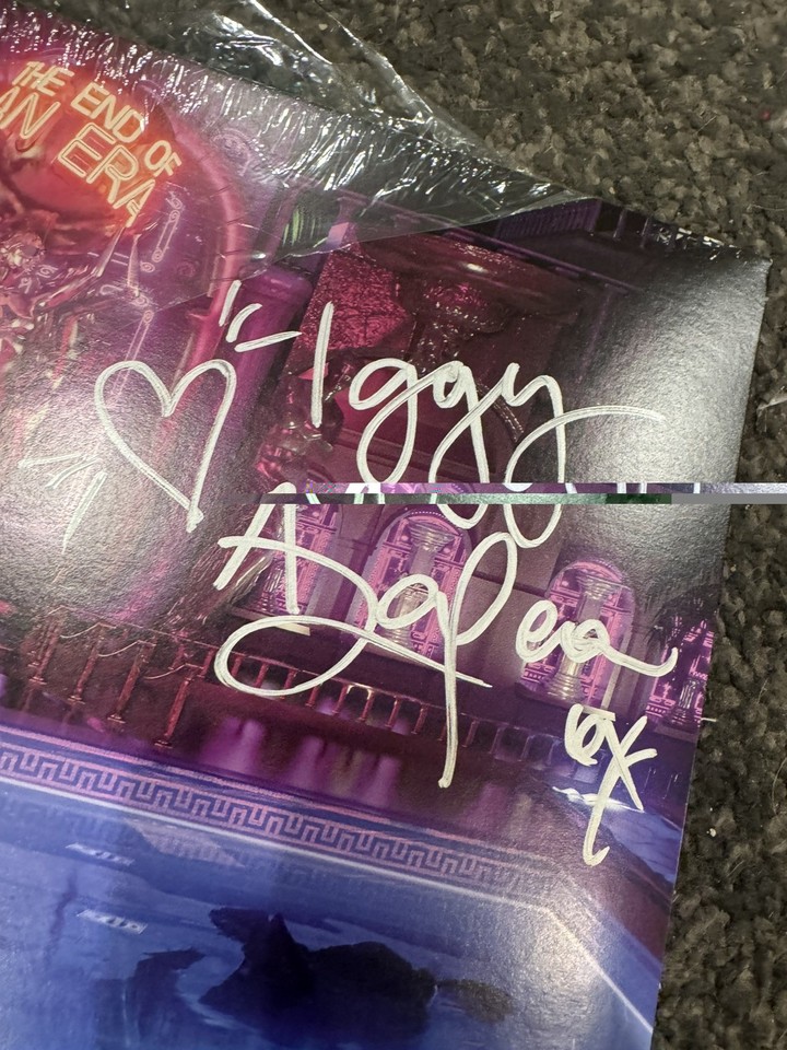 autographed the end of an era deluxe (red blue purple vinyl) signed ...