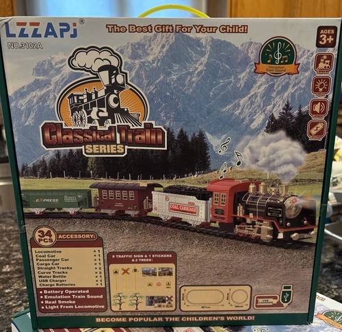 Lzzapj Classical Train Series Model # 3102A Beginner Train Set 34 ...