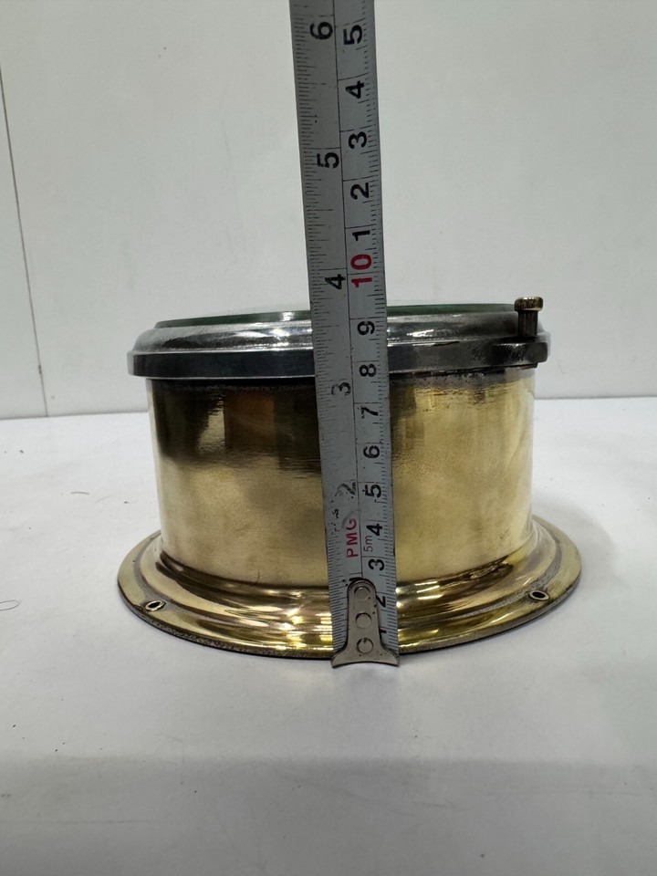 Nautical Royal Mariner Brass Mechanical Key Winding German Schatz Wall ...