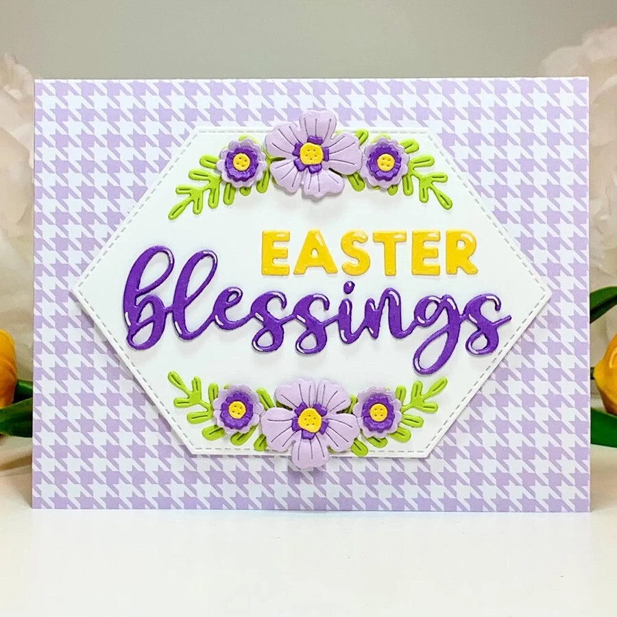 Nesting Arch Octangle Tag Metal Cutting Dies DIY Embossing Stencils ...