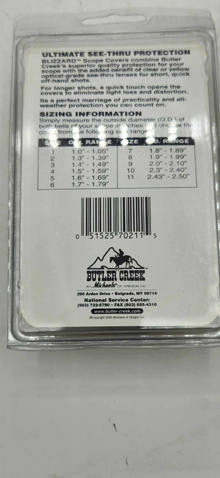 New: Butler Creek Blizzard Scope Cover / Fit It To Your Scope | eBay