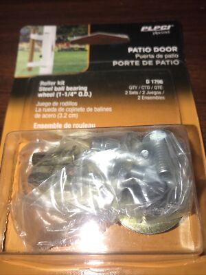 PLPCI patio door roller kit 1 1/4 D-1796 | eBay