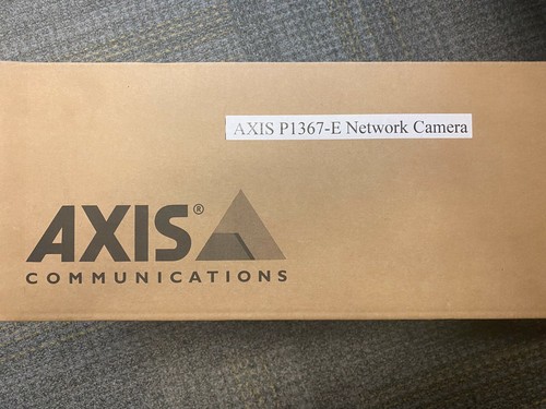 Axis P1367-E Indoor/Outdoor Netowork Security Camera System - White ...