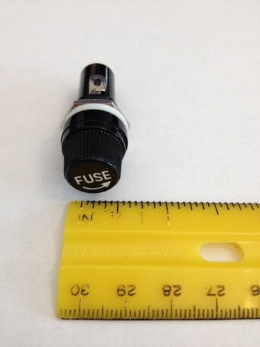 2 pack fuse holder for 6mm x 30mm fuse screw type cap ED525PH 74-FH6-B ...