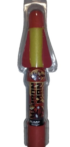 NEW Marvel Avengers IRON MAN Pump Rocket Toy | eBay