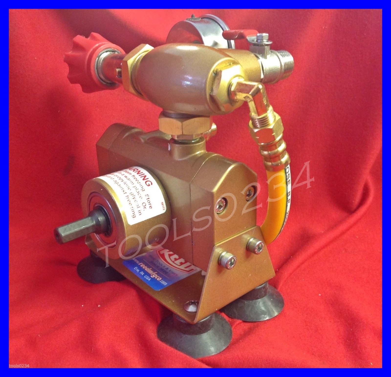 Reed DPHTP500 Drill Powered Hydrostatic Test Pump 500 PSI 1.3GPM 08177 ...