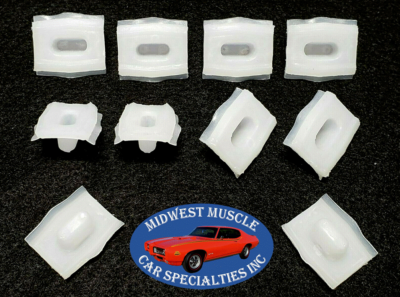 62-72 GM Body Side Belt Molding Moulding Bath Tub Style Trim Clips ...