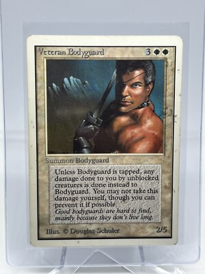 Veteran BodyGuard Unlimited Magic the Gathering (See Pics For Condition ...