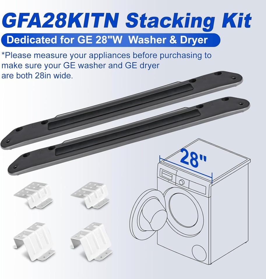 GFA28KITN Stacking Kit for GE 28"W Washer Dryer Stack Bracket Kit | eBay