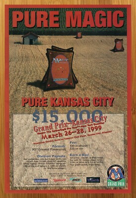 1999 Magic The Gathering Vintage Print Ad/Poster TCG Trading Cards ...