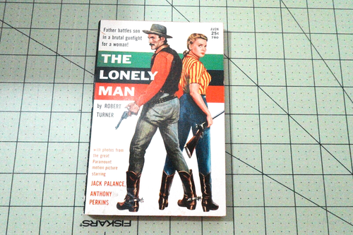THE LONELY MAN BY ROBERT TURNER 1957 AVON BKS PULP WESTERN MOVIE TIE IN ...