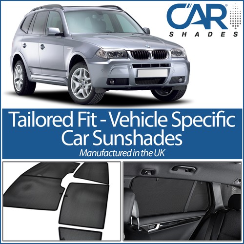 BMW X3 5dr 2003-2010 UV CAR SHADES WINDOW SUN BLINDS PRIVACY GLASS TINT ...