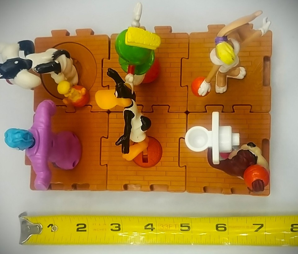 McDonalds Space jam Happy Meal Toys Looney Tunes Set Of 6 Vtg Lot ...