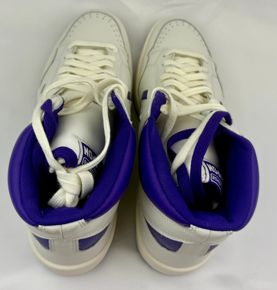 Converse Weapon Mid Court Purple Vintage White A11211C Mens Sz NEW | eBay