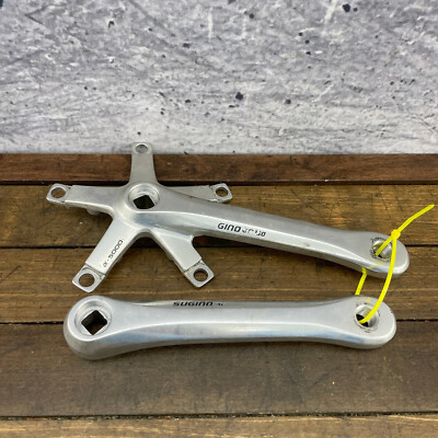 Vintage Sugino Alpha 5000 Crank Set 170 mm 130 74 BCD TRIPLE GP130 ...