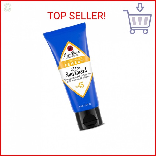 Jack Black Oil-Free & Water Resistant Sun Guard SPF 45 Sunscreen, 1.5 ...