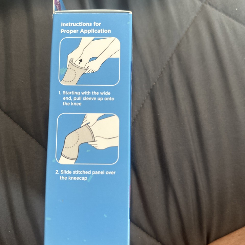 Walgreens~Moderate Support Compression Knee Sleeve~Size L/XL~Fits Left ...
