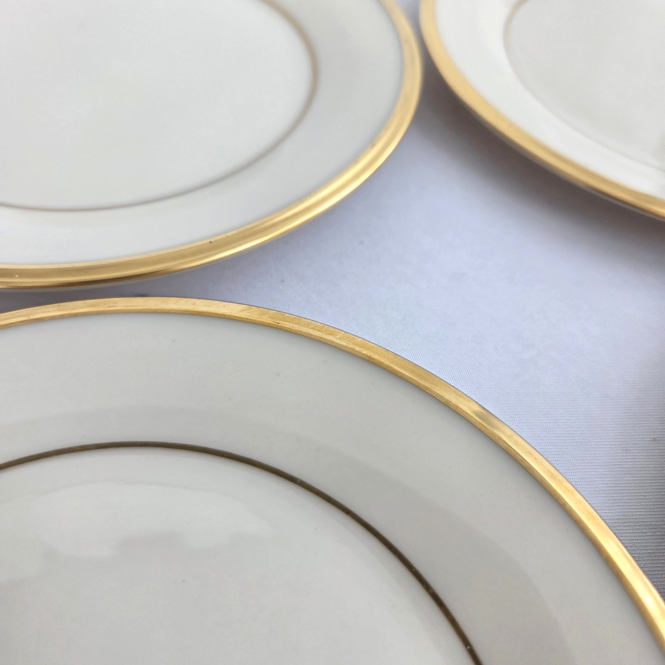 Lot of 4 Lenox Eternal Dessert Plate 6.5" Bread & Butter China Ivory ...