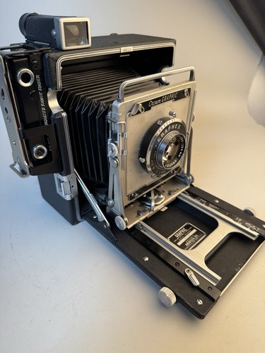Graflex Crown Graphic 4x5 Camera With 135mm f/4.7 Optar Lens | eBay