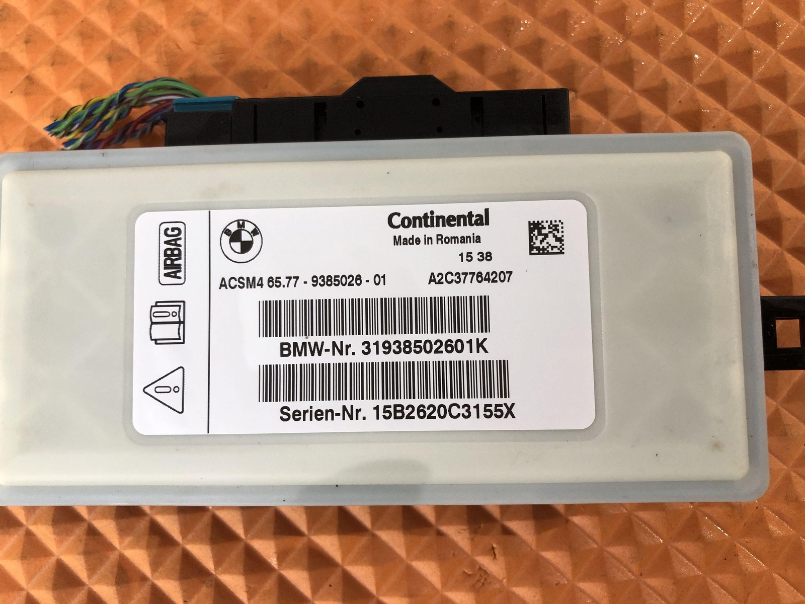 Control Module ACSM4 BMW F30 F32 F22 F10 F12 F13 X3 X4 OEM 9385026 # | eBay